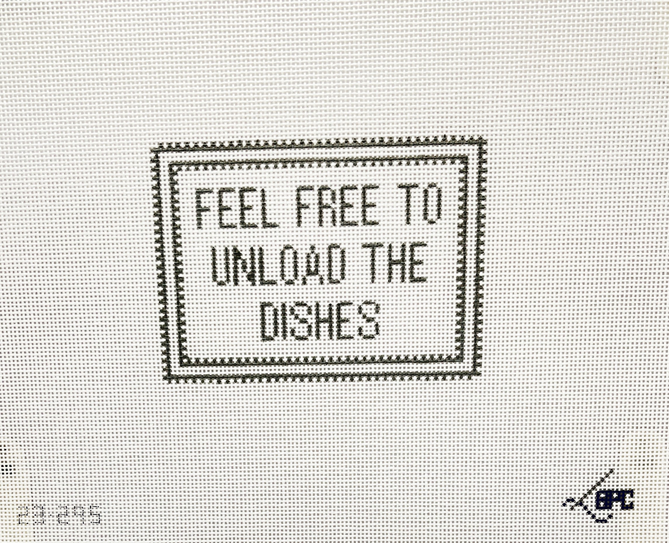 23-295 Unload The Dishes – Blueberry Point Needlepoint
